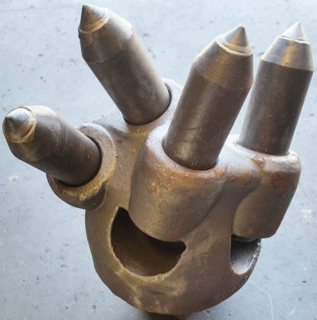 C4-1 Auger Pilot with C4-1 Teeth - Harleman Manufacturing