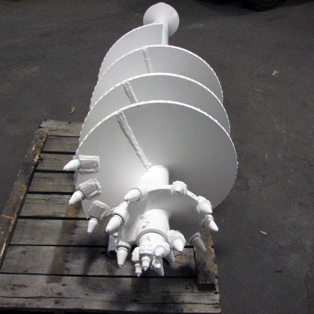 24" Extreme Duty Single-Cut Bullet Tooth Rock Auger - Harleman ...