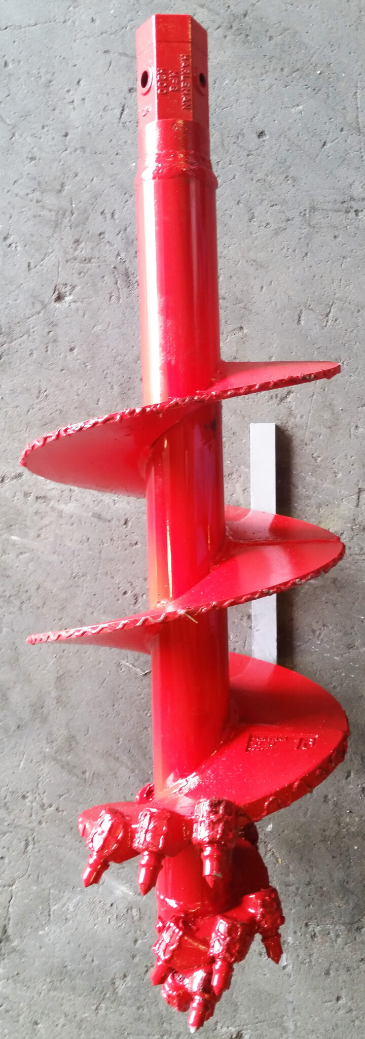 16" Heavy Duty Multiplane Bullet Tooth Rock Auger - Harleman Manufacturing