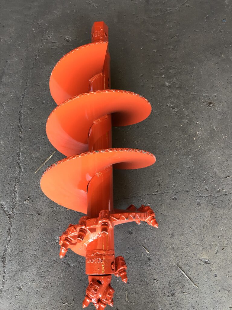 20" Heavy Duty Multiplane Bullet Tooth Rock Auger - Harleman Manufacturing